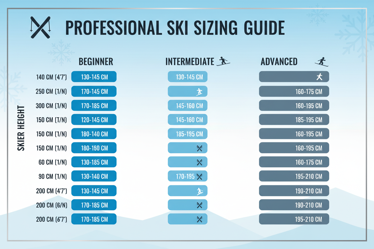 Ski Size Guide: How to Choose the Right Ski Length for Any Height ...